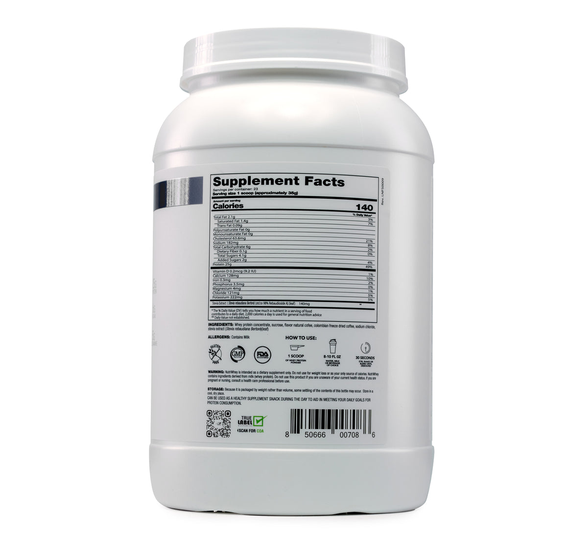NutriWhey Natural Whey Protein Powder Supplement – NF Sports